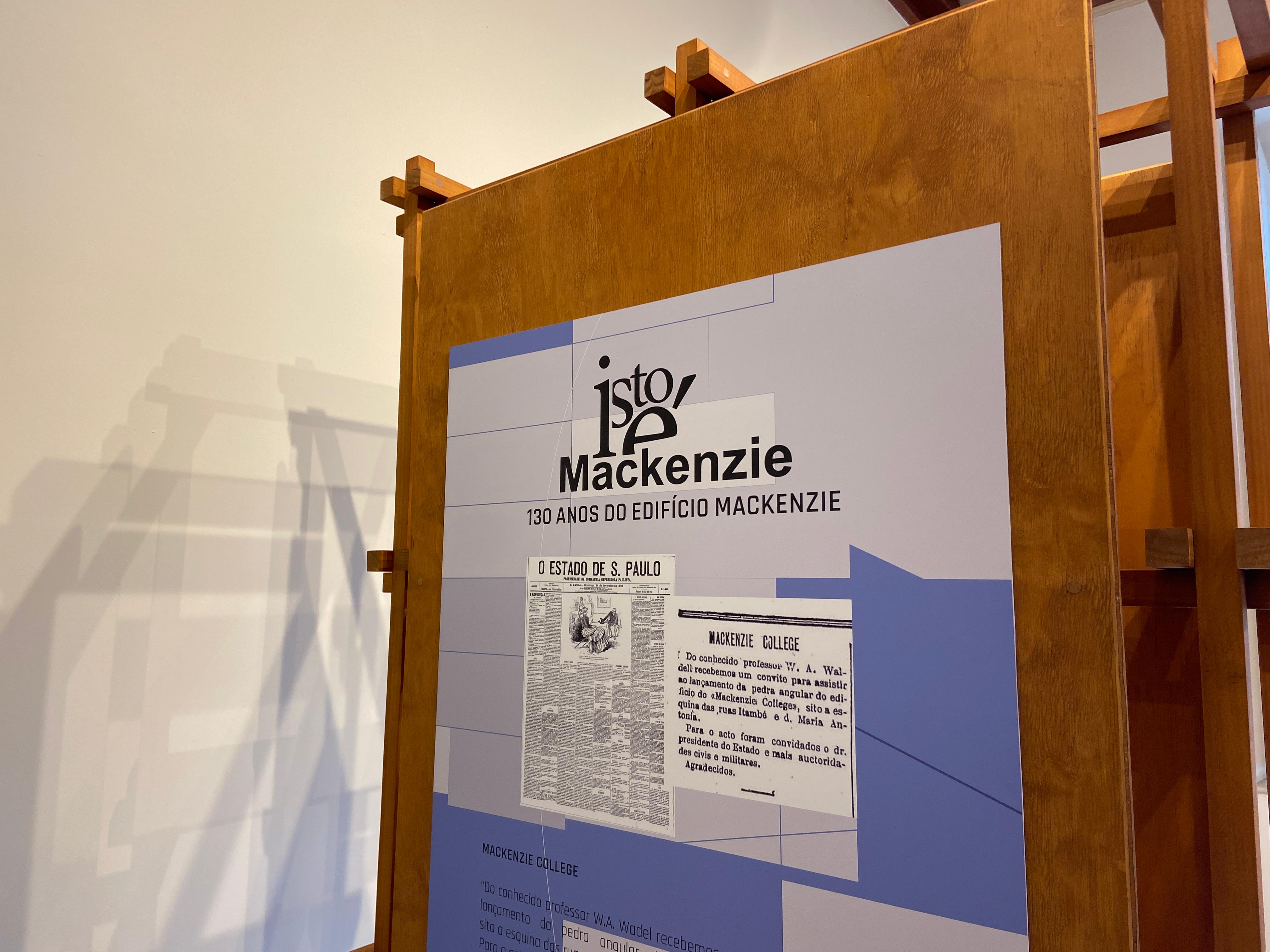 Exposição 130 anos do Edifício Mackenzie - Centro Histórico Mackenzie